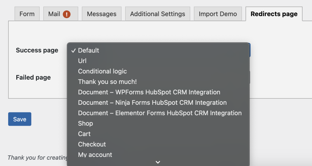 Document - Contact Form 7 Redirects - Thank You And Failed Page - Yee ... Document - Contact Form 7 Redirects - Thank You And Failed Page - Yee ...